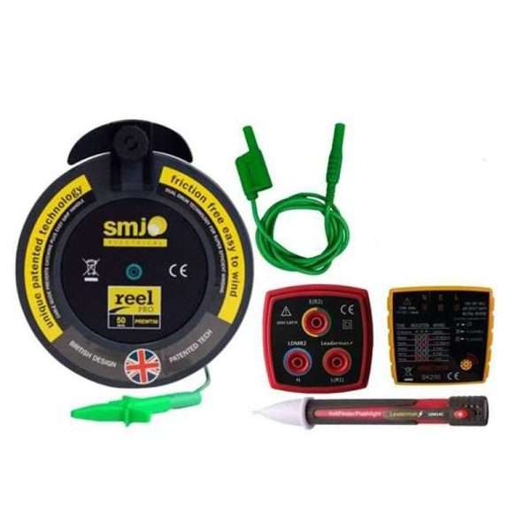 Leaderman SMJ 50m Wander Lead & Electric Mains Socket Testing Kit ...
