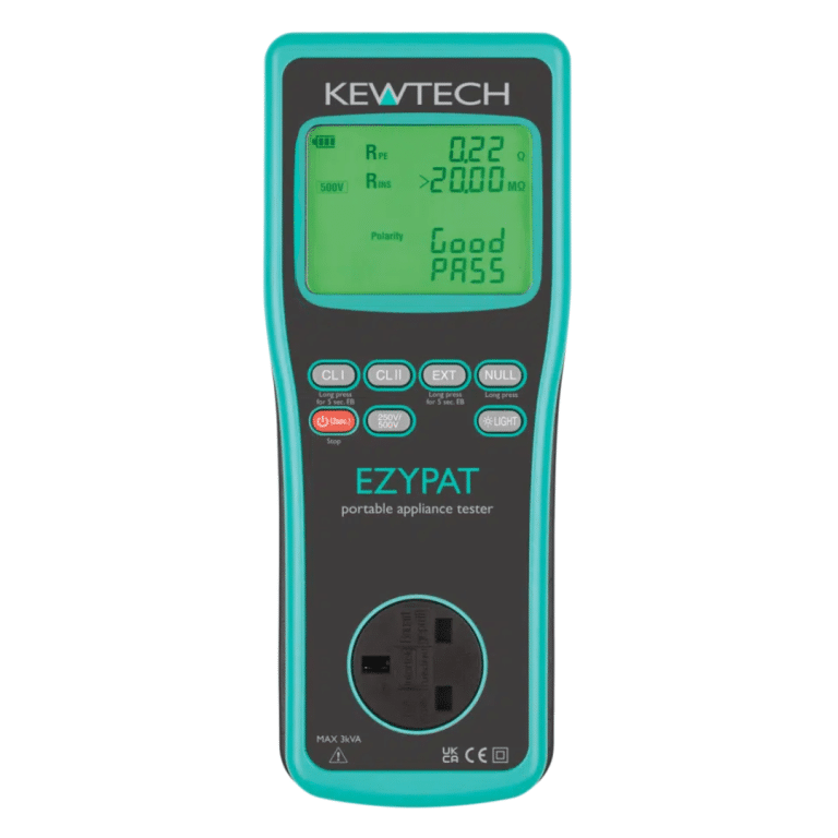 Kewtech SMARTPAT Wi-Fi PAT Tester with Bluetooth Label Printer Mains ...