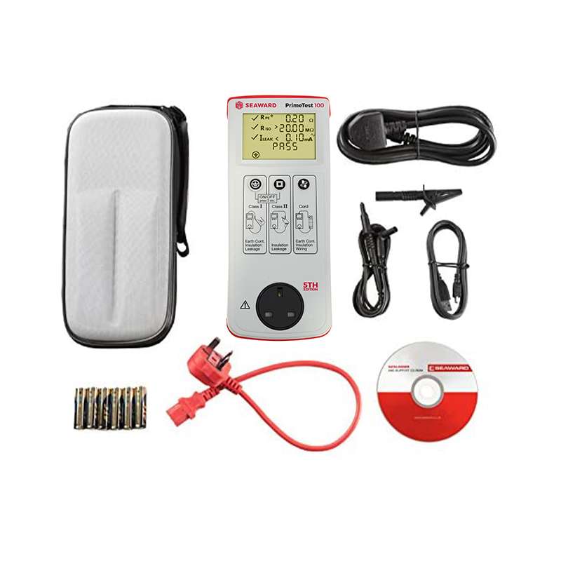 Seaward Primetest 100 with PATStart KIT62 - Testermans