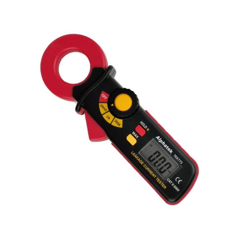 Alphatek TEK775 100uA 300V Mini Earth Leakage Clamp Meter CAT.III ...