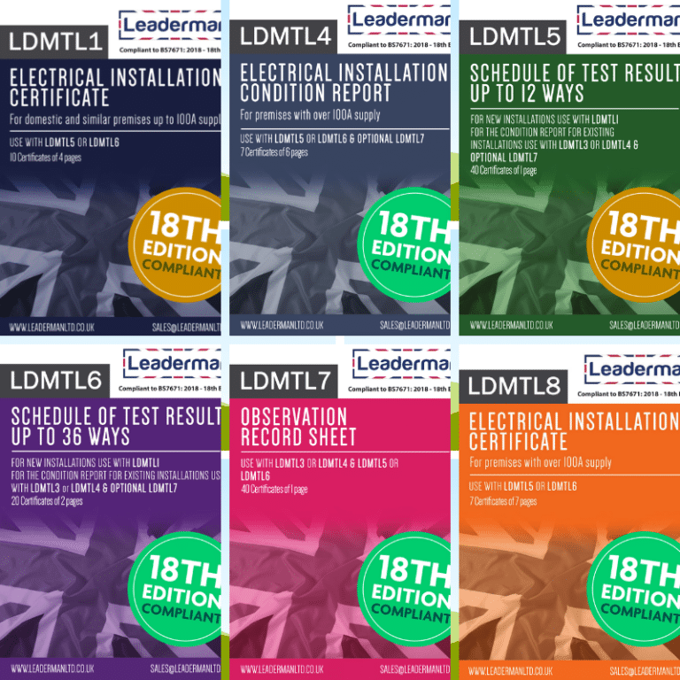 Leaderman 18th Edition Certificate Books - Testermans