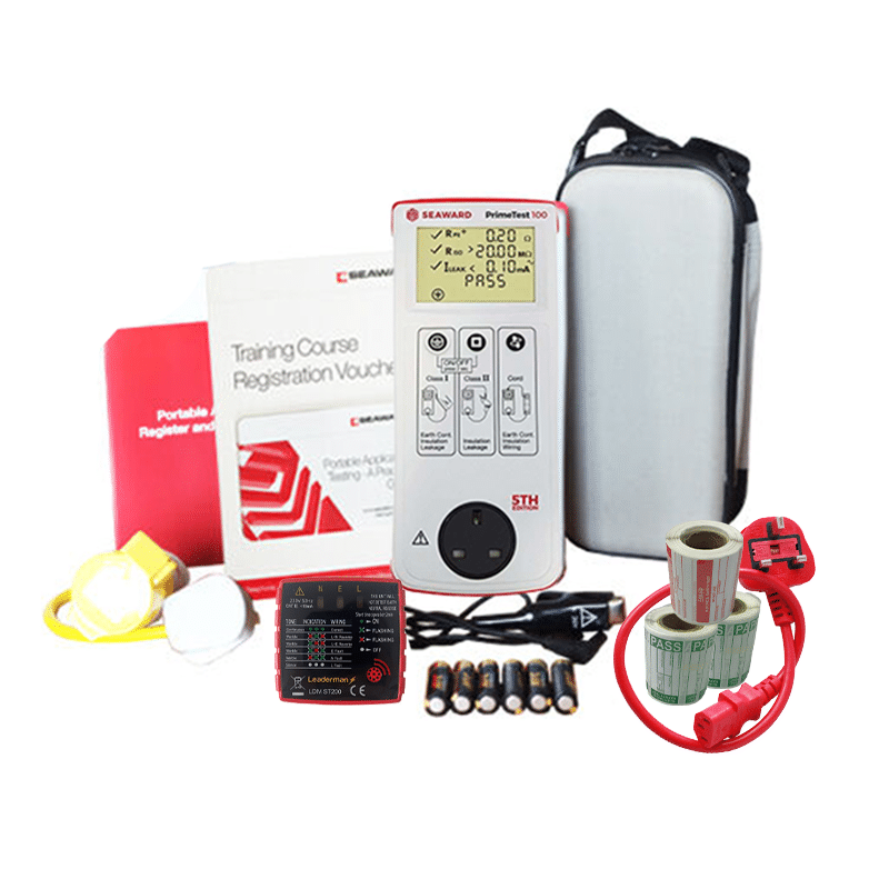Seaward Primetest 100 with PATStart KIT62 - Testermans