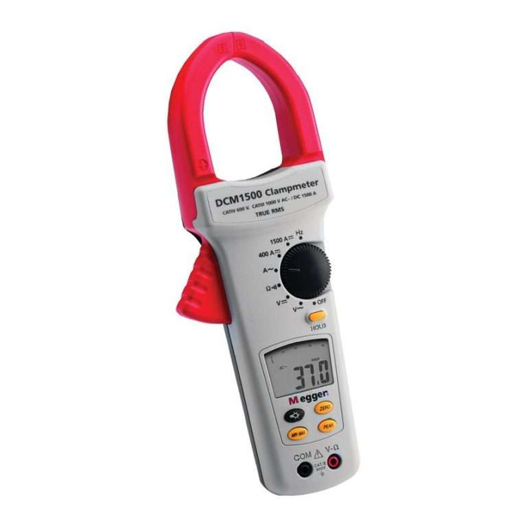 Megger DCM1500 True Rms Digital Clamp Meter 1500A AC/DC CAT IV 600V ...