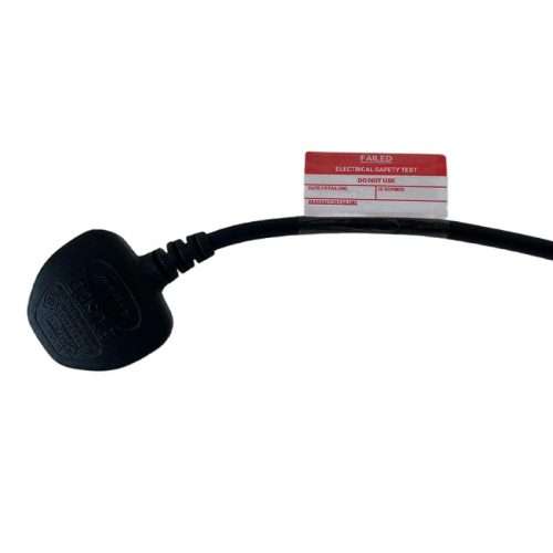Leaderman Clear Wrap around PAT Testing tail labels & Fail Labels (250 ...
