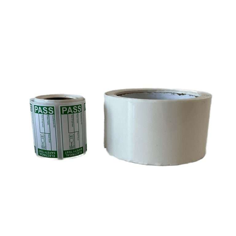 Leaderman Clear Wrap around tail labels & Pass Labels (250 of 100mm x ...