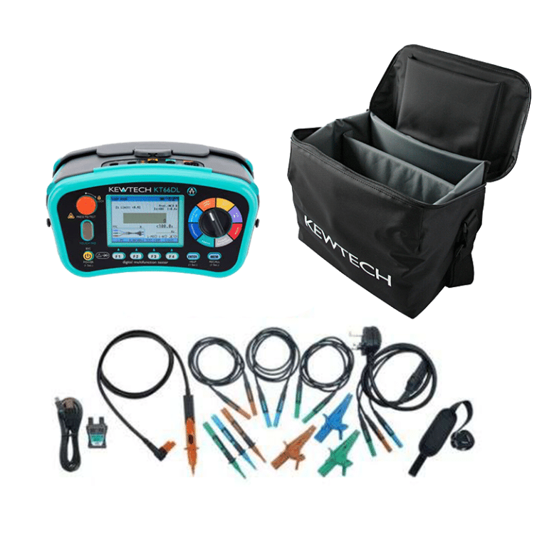 Kewtech KT66DL Multifunction Tester with EV Charging Simulator
