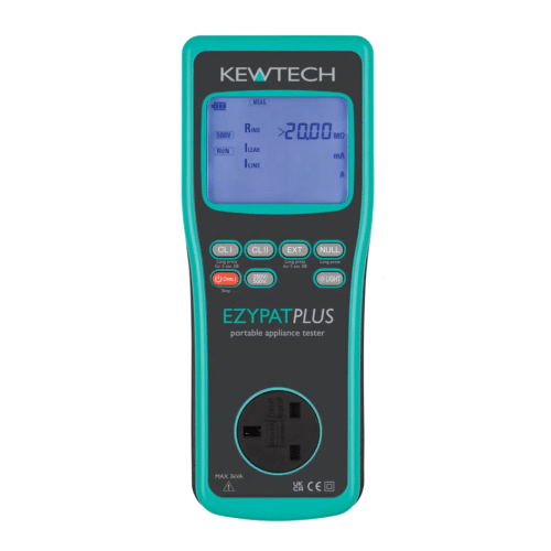 Kewtech EZYPAT Plus PAT Tester KIT2 with Labels Kit