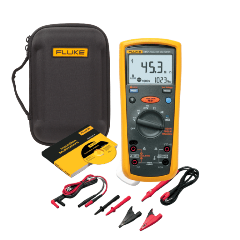 Fluke 1577 Insulation & Multimeter with Case & Accessories