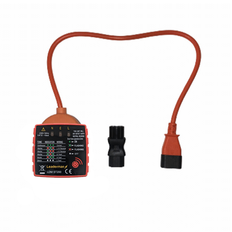 Leaderman Earth Continuity and Polarity Test Kit with Clover Leaf ...