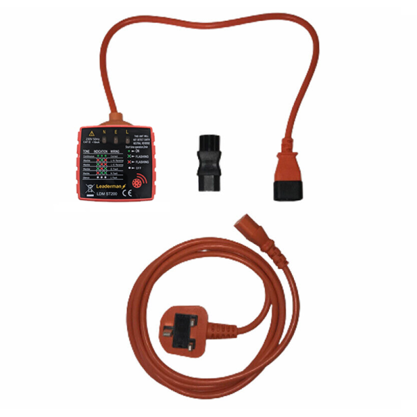 Leaderman Earth Continuity and Polarity Test Kit With IEC Extension ...