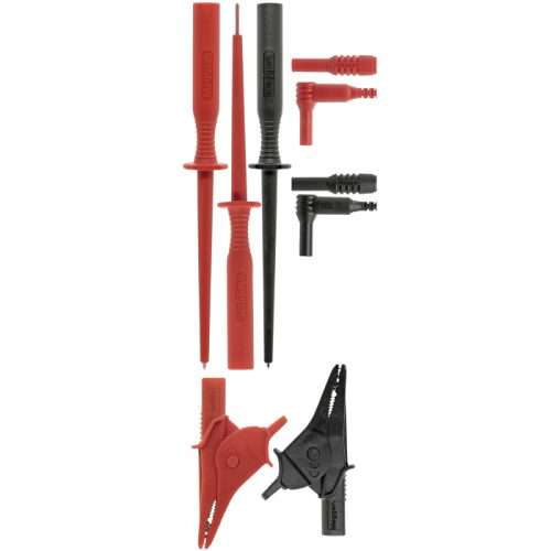 Megger 1014-293 Standard Non-Fused 7pc, 2-wire Test Lead Set (Red/Black ...