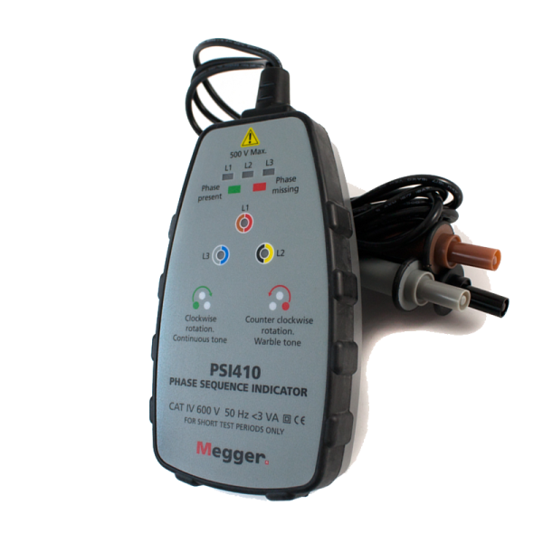 Megger PSI410 Phase Sequence Indicator - Testermans